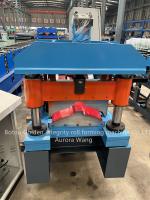 China Good Quality Color Steel Metal Roof Ridge Roll Forming Machine With High Quality for sale