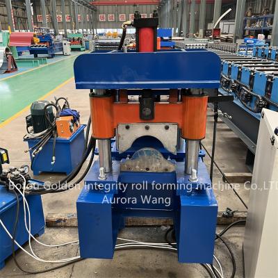 China Good Quality Roof Flashing Roll Forming Machine Ridges Making Cover Metal Flashing Ridge Capping Roll Forming Machines for sale
