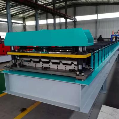 China Metal Color Steel Ibr Trapezoidal Wall Sheets And Roof Panel Roll Forming Machine for sale