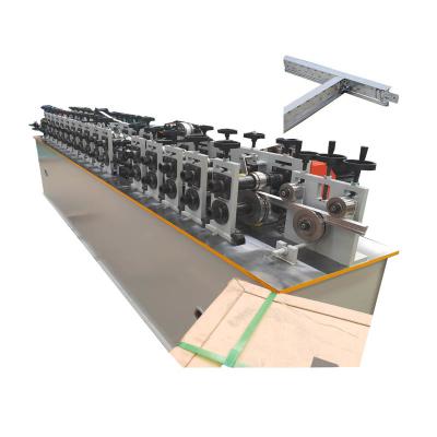 China T BAR ROLL FORMING MACHINE CEILING GTID CHANNEL ROLL FORMING MACHINE FOR CEILING for sale