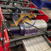 China Main Power 4KW Standing Seam Roll Forming Machine CR12 Mould Steel Cutter for sale