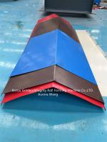 China Good Quality Cold-formed Metal Roof Sheet Color Steel Roll Forming Roof Steel Ridge Cap Cover Roll Forming Machine for sale