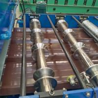 China Pre Painted Steel Galvanized Ibr Roof Panel Roll Forming Machine For Wall Panel for sale