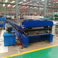 China Pre Painted Steel Galvanized Ibr Roof Panel Roll Forming Machine For Wall Panel for sale