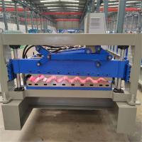 China China manufacture corrugated sheet roll forming machine used for roof wall panel sheet for sale