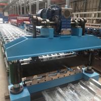 China Metal Color Steel Galvanized 686 Ibr Roof Panel Roll Forming Machine For Building Materials for sale