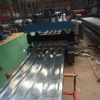 China Metal Color Steel Galvanized 686 Ibr Roof Panel Roll Forming Machine For Building Materials for sale
