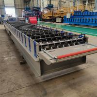 China High speed manufacture iron steel corrugated sheet roll forming machine for Construction Material for sale