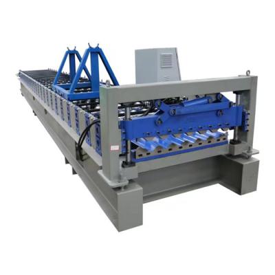 China Roofing panel corrugated sheet roll forming machine metal fully automatic 30m/min high speed for sale