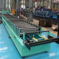 China Roof wall panel corrugated sheet roll forming machine high speed 0.3-0.8mm 30m/min for sale