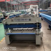 China PPGL Roof Panel Roll Forming Machine 15m/Min Roof Tile Forming Machine for sale