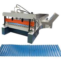 China High speed 30m/min corrugated steel panel roll forming machine corrygated tile making machine for sale