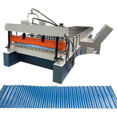 China High speed 30m/min corrugated steel panel roll forming machine corrygated tile making machine for sale
