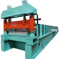 China Color Steel Corrugated Sheet Metal Machine PLC Control Hydraulic Station for sale