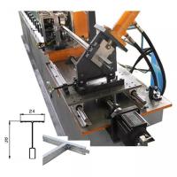 China Suspended ceiling framing tee grid LIGHT KEEL ROLL FORMING MACHINE CEILING CHANNEL ROLL FORMING MACHINE for sale