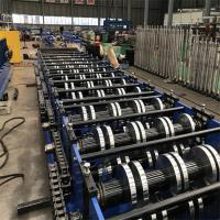 China 5kw Floor Decking Roll Forming Machine 10-15m/min Roofing Metal Forming Machine for sale
