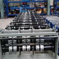 China Steel Floor Decking Roll Forming Machine Hydraulic Cutting Roofing Construction for sale