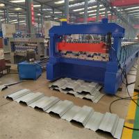 China Customize Floor Deck Roll Forming Machine Hydraulic Shearing 0.8mm-1.5mm for sale