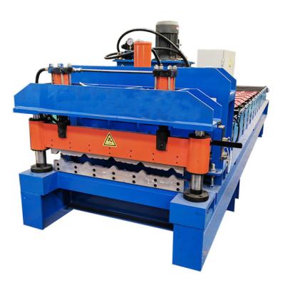 China Automatic Galvanized Metal Tile Glazed Metal Roofing Panel Sheets Roll Forming Machine for sale