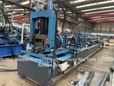 China 11kW CZ Purlin Roll Forming Machine Size Adjustment 80-300mm For Steel Structure Houses for sale