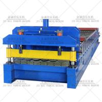 China Iron 3-5m/Min Glazed Tile Roll Forming Machine For Roof Wall Panel for sale