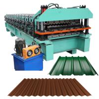 China High Speed Double Layer Roll Forming Machine Steel And Galvanized Material for sale