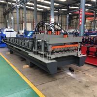 China Metal Painted Coated Steel Roofing Tile Machine 15-20m/min Forming Speed for sale