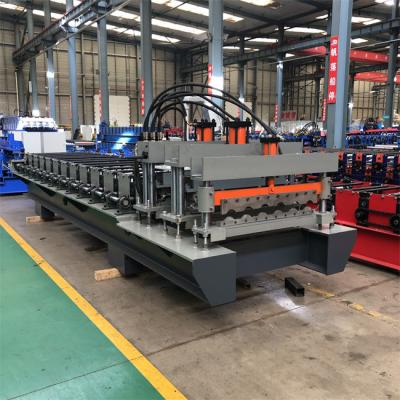 China Metal Painted Coated Steel Roofing Tile Machine 15-20m/min Forming Speed for sale