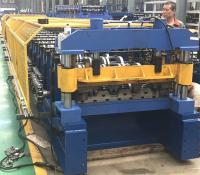 China Automatic PLC Control Metal Deck Forming Machine Hydraulic drive 37kw for sale