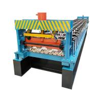 China GI Steel Floor Decking Roll Forming Machine For Construction Material for sale