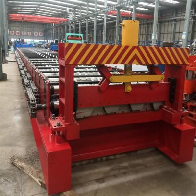 China GI Steel Deck Roll Forming Machine For Steel Construction Material for sale