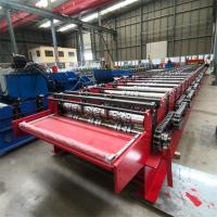 China GI Steel Deck Roll Forming Machine For Steel Construction Material for sale