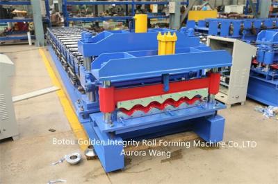 China Galvanized Steel Glazed Roll Forming Machine 300H Steel Weld Frame for sale