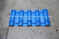 China JCX Glazed Roof Tile Roll Forming Machine 380v 50hz PPGI GI material for sale