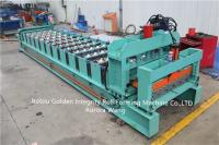 China 15m/Min Glazed Tile Roll Forming Machine 415v Metal Roof Tile Making Machine for sale