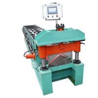 China Customized Roof Ridge Cap Roll Forming Machine 610mm-1220mm  Feeding Width for sale