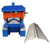 China Metal Roofing Sheet Ridge Capping Roll Forming Machine Half Round Ridge Hat Machine for sale