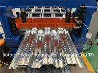 China PPGI/PPGL Deck Floor Roll Forming Machine 750mm Effective Width for sale