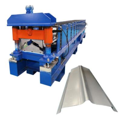 China Hydraulic Cutting Roof Ridge Cap Roll Forming Machine 20-25m/Min. for sale