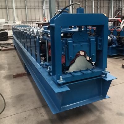 China Glazed Roof Ridge Cap Roll Forming Machine Galvanized Metal Color Steel for sale