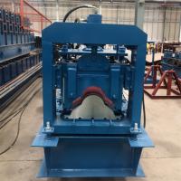 China Glazed Roof Ridge Cap Roll Forming Machine Galvanized Metal Color Steel for sale