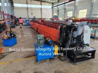 China Galvanized Steel Downspout Pipe Roll Forming Machine 20m/Min For Roof for sale