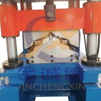 China 15-20m/Min Roof Ridge Cap Roll Forming Machine Galvanized Steel PLC Control for sale