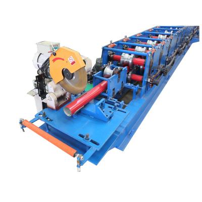 China Color Steel CZ Purlin Roll Forming Machine Water Gutter Downpipe Roll Forming Machine for sale