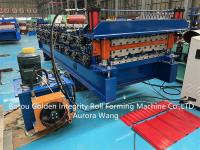 China Corrugated Trapezoid Double Layer Roll Forming Machine 15 M/Min for sale