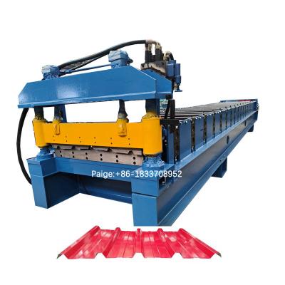 China TR4 TR5 Metal Roof Panel Roll Forming Machine Q235 Steel for sale