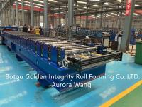 China Zinc Roof Panel Roll Forming Machine  5.5 KW PLC Control System for sale