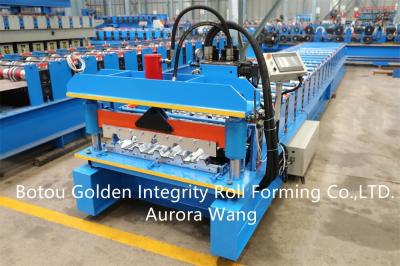 China 3m/Min 686 IBR Roof Sheet Forming Machine For Width 1000mm /1200mm for sale