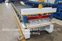 China High Speed Roof Panel Roll Forming Machine Galvanized Steel for sale