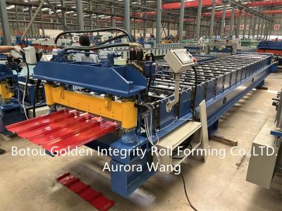 China Single Layer metal  Roofing Sheet Roll Forming Machine ISO9001 CE for sale